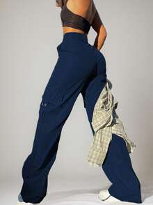 Y2K Streetwear Cargo Pants For Women High Waisted Casual Pants Work ...