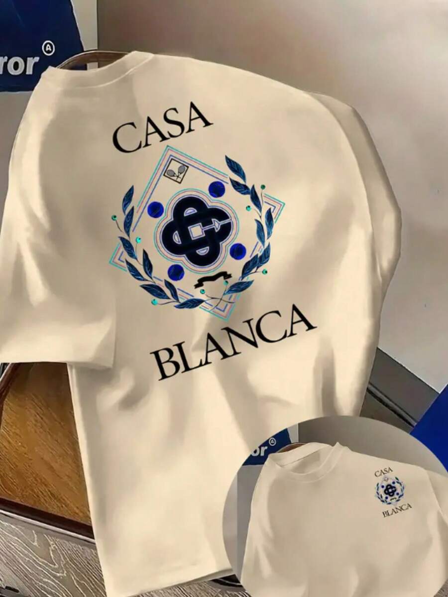 CAMISETA CASA BLANCA Masculina - Camiseta de Verão com Estampa Casa ...