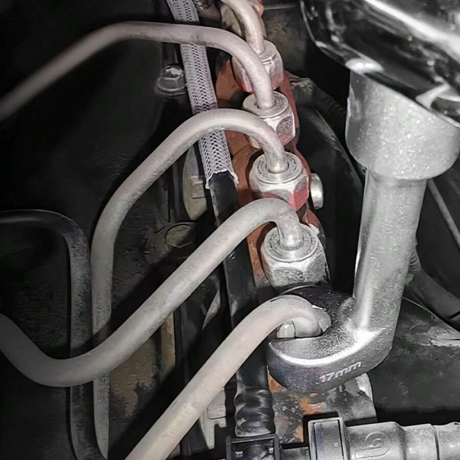 1/2 Inch Diesel Injector Nozzle Socket Wrench Set, 6pcs Diesel Fuel ...