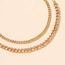 1pc Personalized Alloy Anklet, Niche Design Ins Style Multi-Layer ...