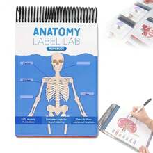 1pc Anatomy Labelled Lab Workbook - 100+ Full-Color STEM Alumni Pages ...