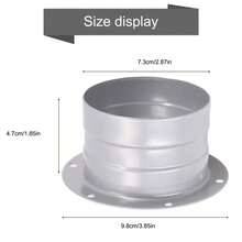 Adapter Flange Connection Flange Flange Adapter Galvanized Gray Metal ...
