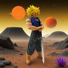 bandai 3pcs Super Powerful Action Figures, Tranks Wielding Sword ...