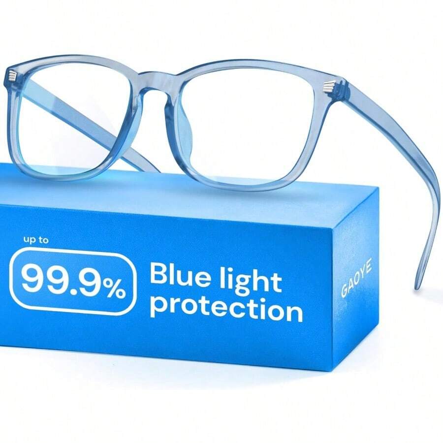 QINZHI Blue Light Glasses For Computer And Gaming Anti UV Ray Lenses ...
