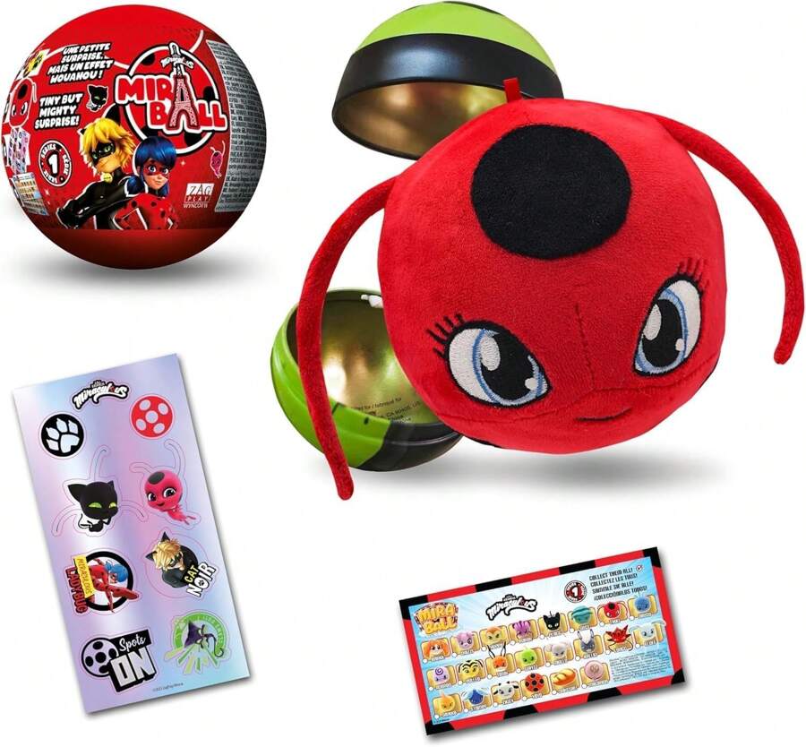 Miraculous Miraculous Ladybug Kwami 5-Inch Lifesize Backpack Keychains ...