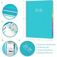 20252026 Monthly Planner For Academic Year JUL 2025 DEC 2026 18Month ...
