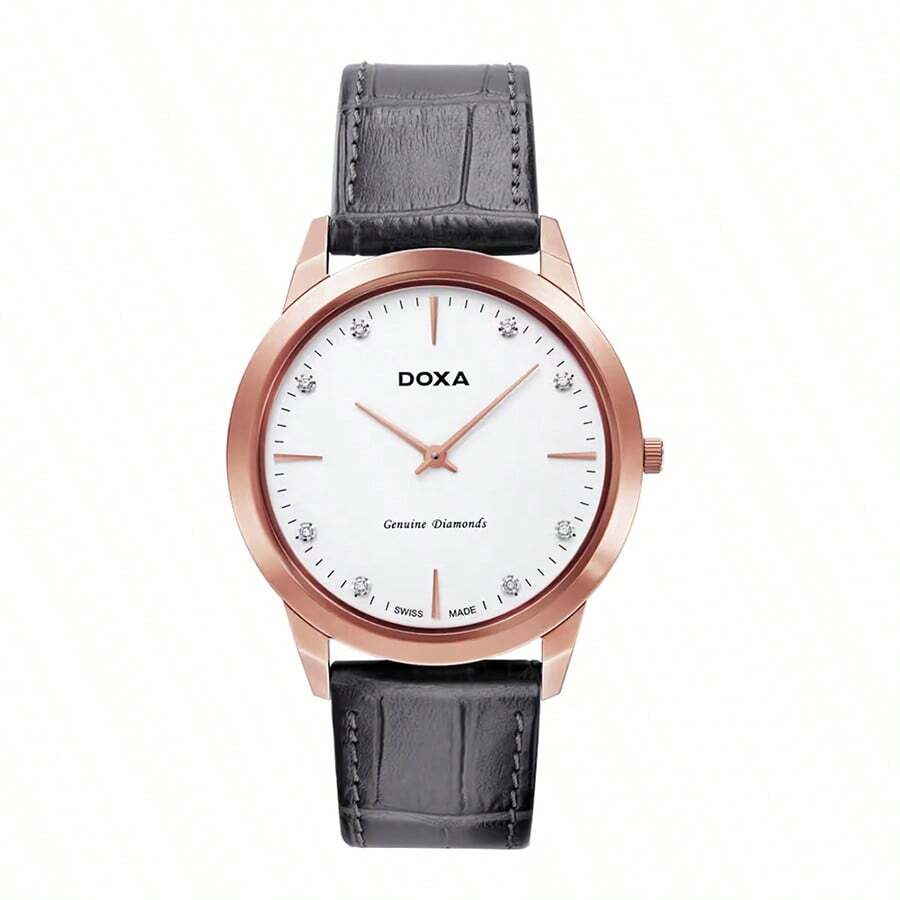 DOXA Relógio Quartz Estiloso para Negócios e Deslocamento Masculino ...