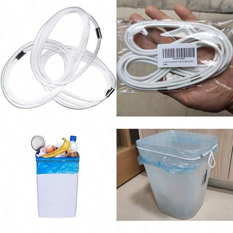 Trash Can Rubber Bands Trash Bag Elastic Band Set 3 | SHEIN USA