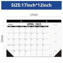 Calendario de escritorio Calendario 2025-2026 Abril 2025 a Septiembre 2026 Calendario 2025-2026 ...