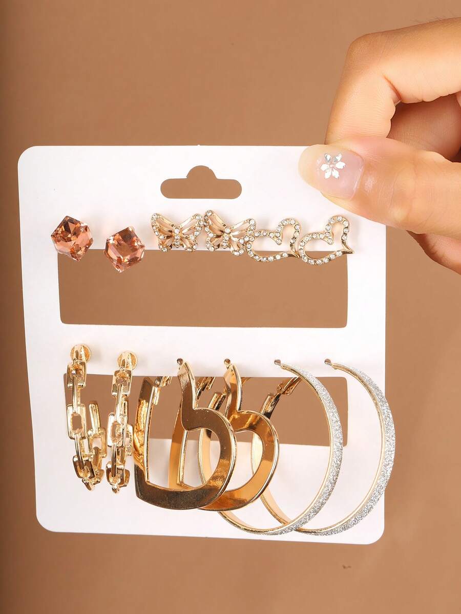 12pcs Minimalist Versatile Women Earring Sets, Casual Daily Accessories for Sale Australia| New ...