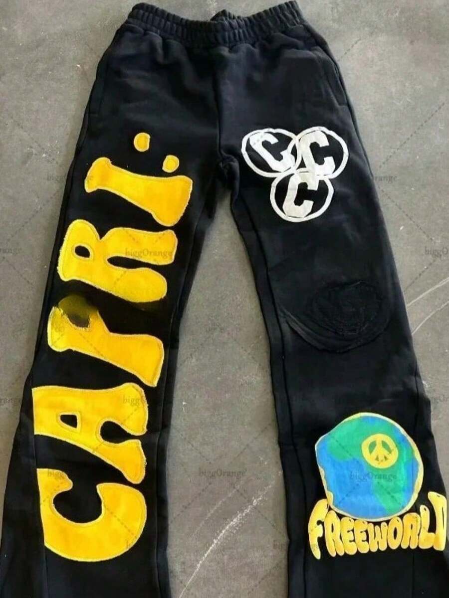 European And American High Street Guochao Pants High Street Brand Men's ...