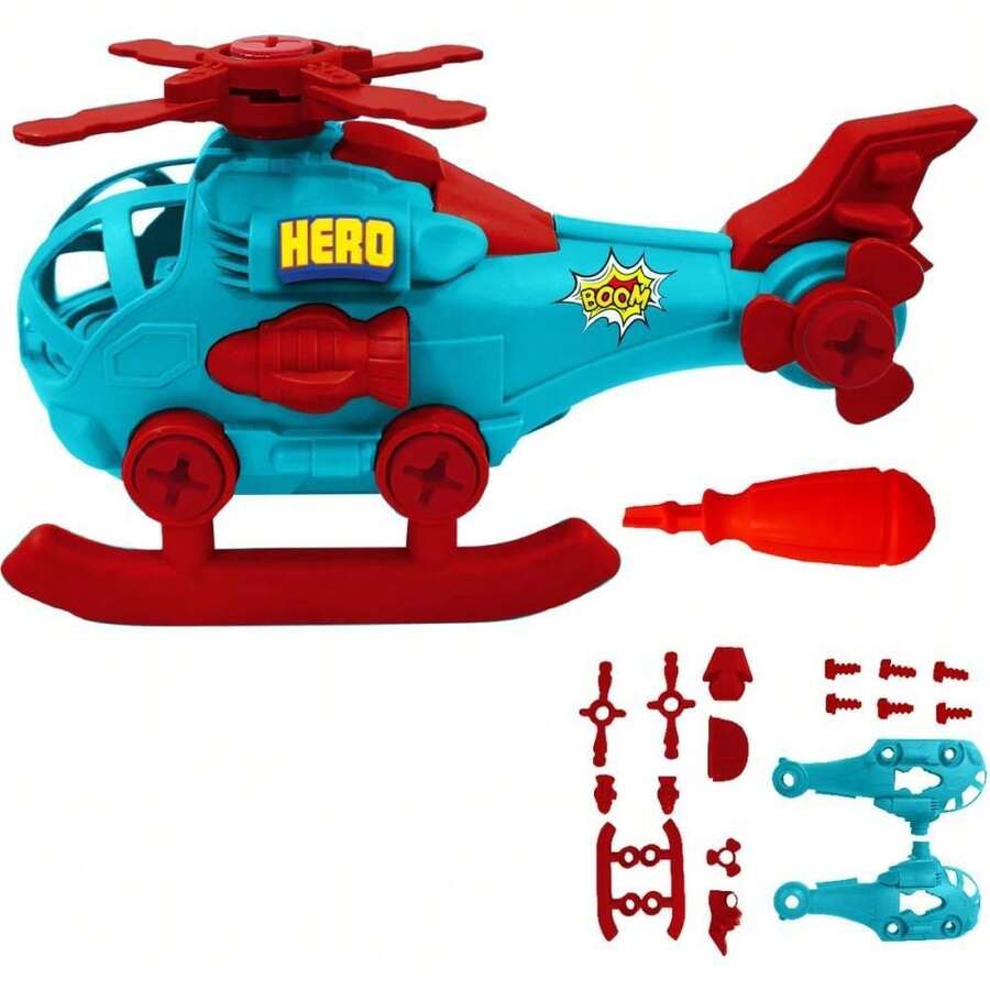 Helicopter Assembly Toy With Tool – Assemble And Disassemble | SHEIN ITALIA