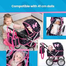 Stroller| Pram| Carriage - Stroller Dolls With Adjustable Handle (1299 ...
