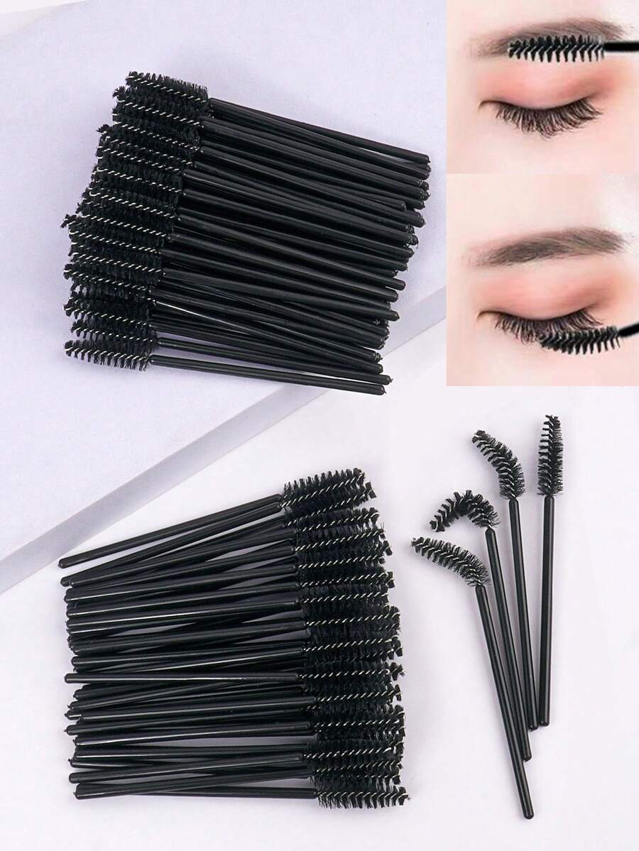 20pcs/50pcs Disposable Eyelash Brushes, Mascara Wands, Eye Lash Brush ...