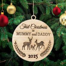 Generic 3 Pcs First Christmas As Family New Baby Christmas Decoration ...