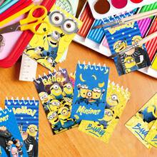 8pcs Minions Flip-Open Portable Spiral Notebook, Tear-Off Notepad ...