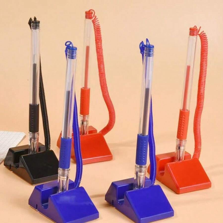 1pc Desktop Fixed Neutral Pen Holder, Counter Advertising Signature Pen ...