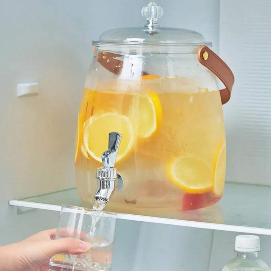 3/5L Portable Cold Water Kettle With Tap Tea Pots Dispenser Jug Juice ...