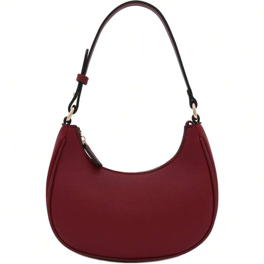 FashionPuzzle Small Crescent Shoulder Bag Underarm Purse | SHEIN USA