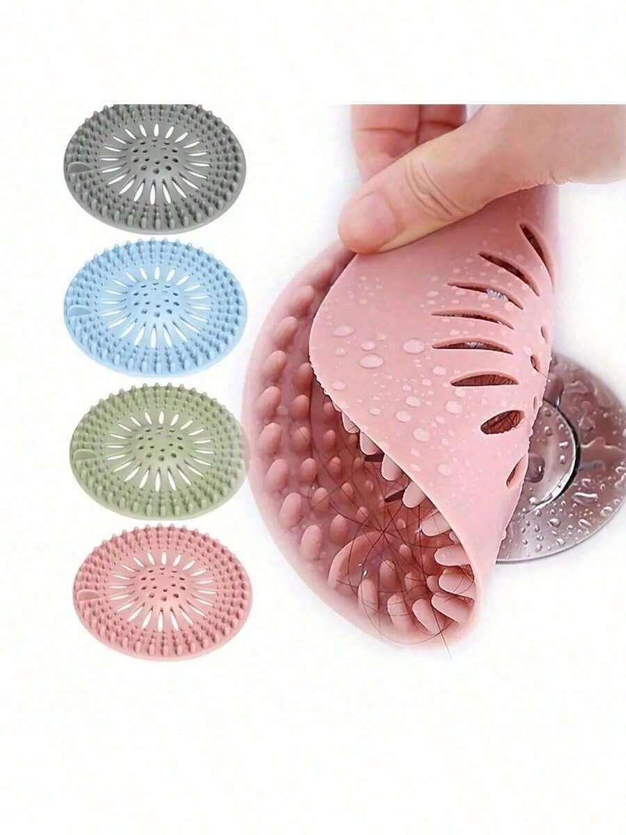 Ceramic Bathroom Drain Hair Collector - Anti Clogging Floor Drain Cover ...