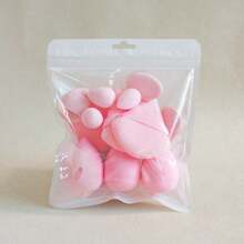Solid Color 12-Piece Puff Set Thumb Puff Cotton Puff Mini Puff Set ...