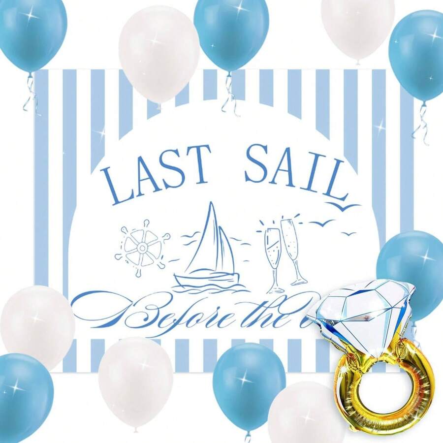 LaVenty Last Sail Before The Veil Bachelorette Banner Nautical ...