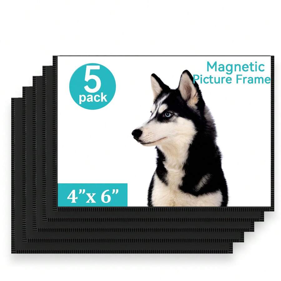 ESHANG Magnetic Picture Frame, Magnetic Frame With Black Border ...