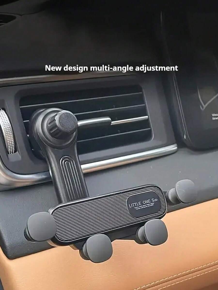 360° Adjustable Car Phone Holder With Stable Gravity Lock, Anti-Shake ...