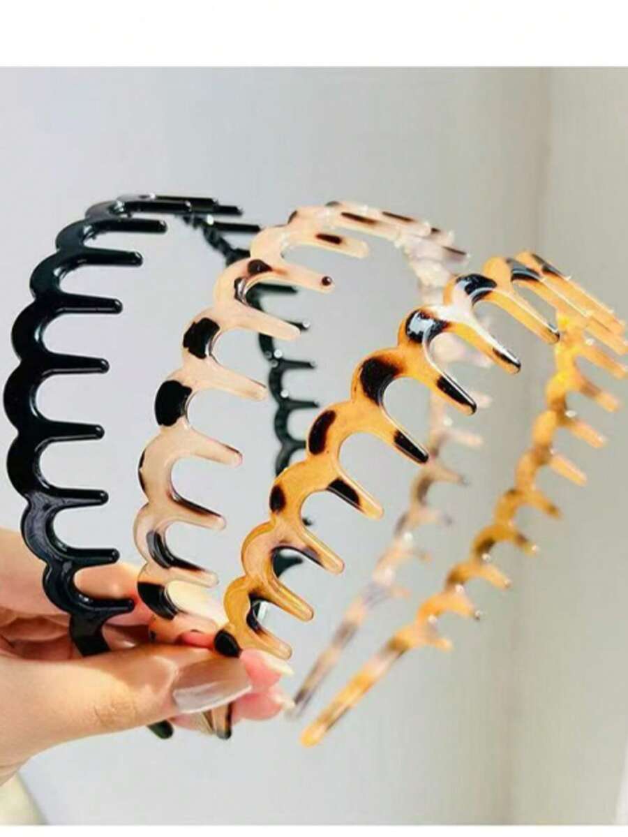 3 Pieces Of Women's Niche Design Wavy Hair Bands, U-Shaped Head Bands ...