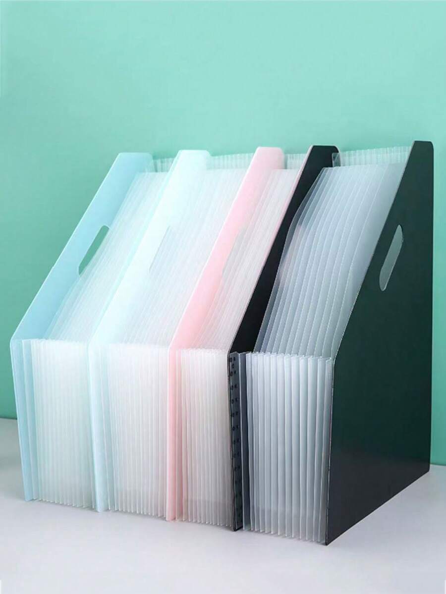 13-Slot A4 Expandable Accordion File Folder, Multi-Layer Document ...