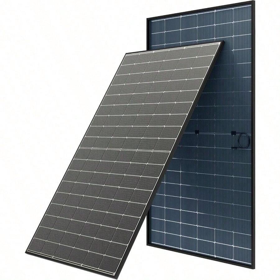 Bifacial 2PCS 400 Watt Solar Panel NType 16BB 400W Solar Panels 25 High ...