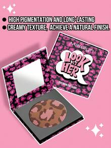 MISSLYN 1pc Look At Her Blush Powder,Dual-Color Bronzing Blush, Highly ...