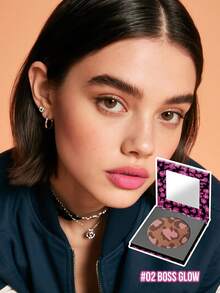 MISSLYN 1pc Look At Her Blush Powder,Dual-Color Bronzing Blush, Highly ...
