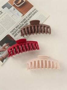 1PC Soft Silicone Hair Clips For Women Girls, Dragon Bone Shape Hair ...