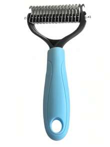 Stainless Steel Detangling Comb - Double-Sided Base Plate And ...