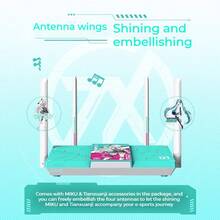 Router ASUS TUF Gaming 2 Edición Hatsune Miku WiFi 7, acelerador ...