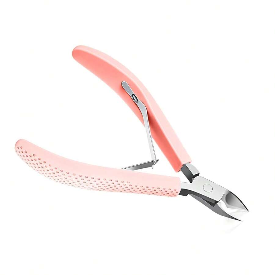 Fine Edge Cuticle Trimmer & Nippers, Scissor, Silicone Handle Nail ...