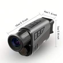 1080P Infrared Night Vision Monocular With Rechargeable Battery, 1 Inch ...