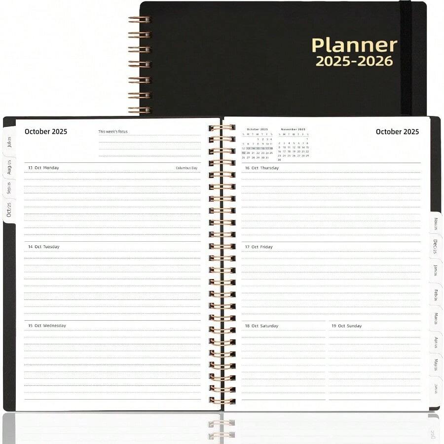 Daily Planner 20252026 Jul.2025Jun.2026 6.2" X 8.4" 2025 Planner Weekly ...