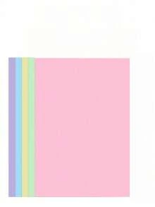 20pcs/Pack Assorted Solid Color A4 Copy Paper 80gsm, Multi-Purpose ...