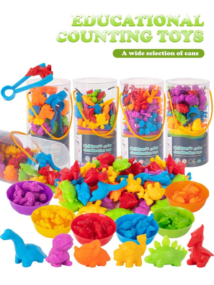 Kids Early Learning Color Sorting Toys, Color Recognition & Grasping ...