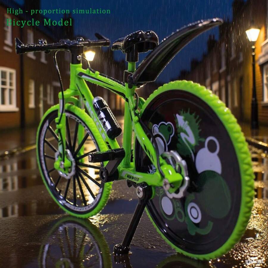 1:8 Scale Alloy Downhill Bicycle Model, Mountain Bike Figurine, Realistic Toy Model, Suitable As ...