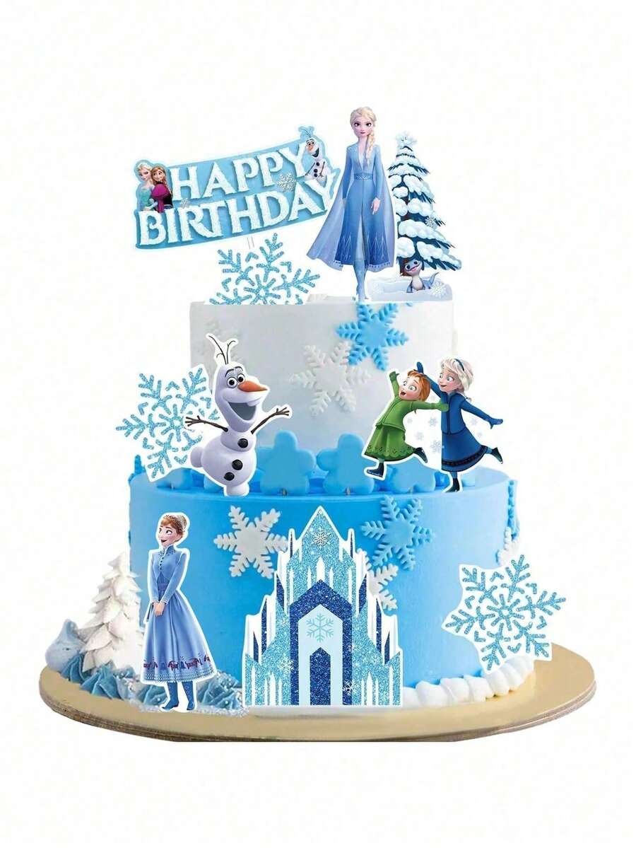 Disney 10pcs Disney Frozen Elsa Cake Toppers For Girls Birthday Party ...