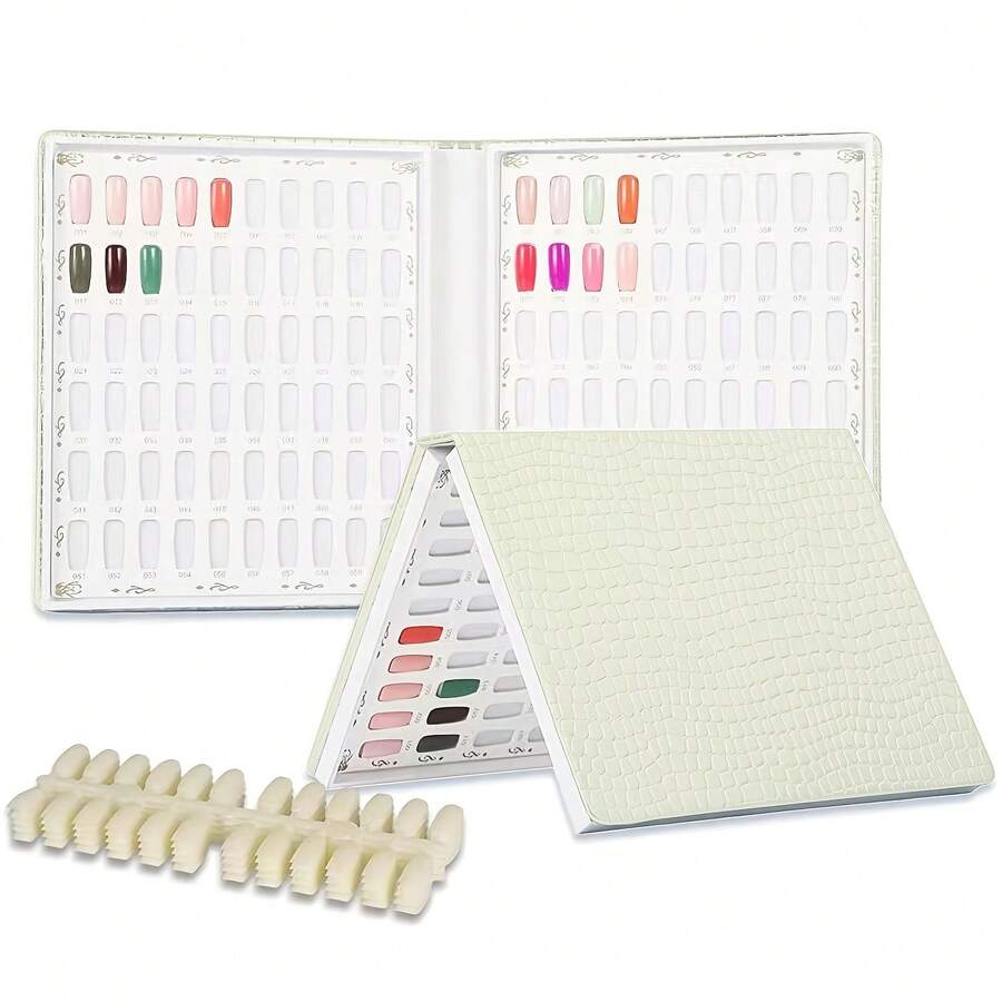 216 Color Nail Polish Display Color Card Book Nail Art Color Card Book ...
