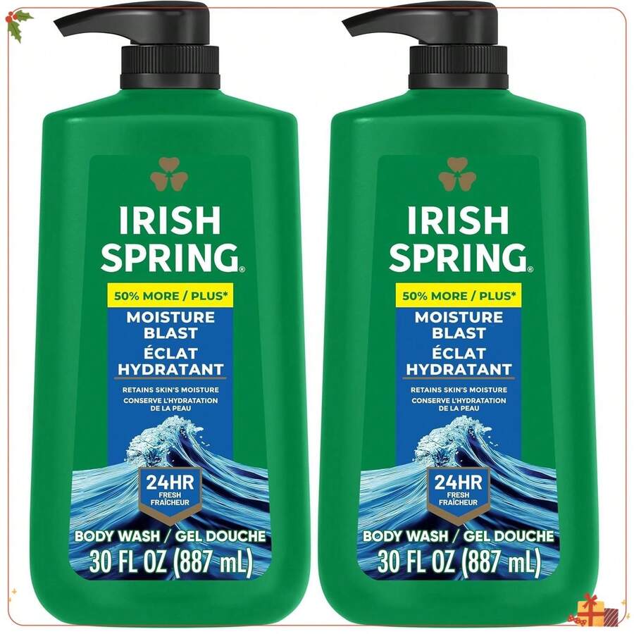 Buy One, Get One Free!Irish Spring Mens Body Wash, Moisture Blast Body ...