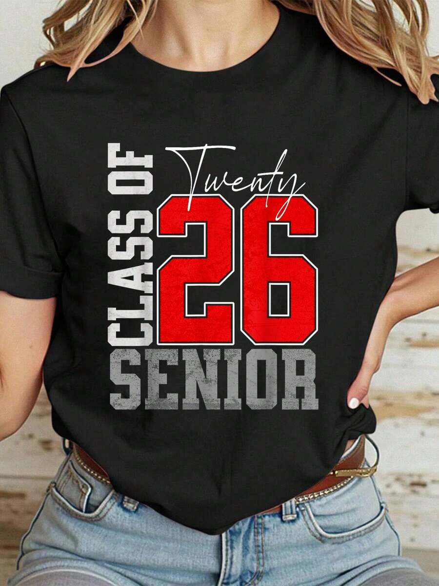 Senior 26 Class Of 2026 Graduation For High School Student T-Shirt ...