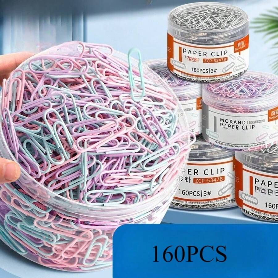 Color Paper Clips Office Supplies Paper Clips Large Size Document ...