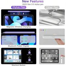 Stylus Pen 2nd Generation With Magnetic Wireless Charging, Stylus Pen, Smart Pen Compatible With ...