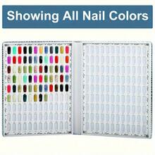 216 Color Nail Polish Display Color Card Book Nail Art Color Card Book ...