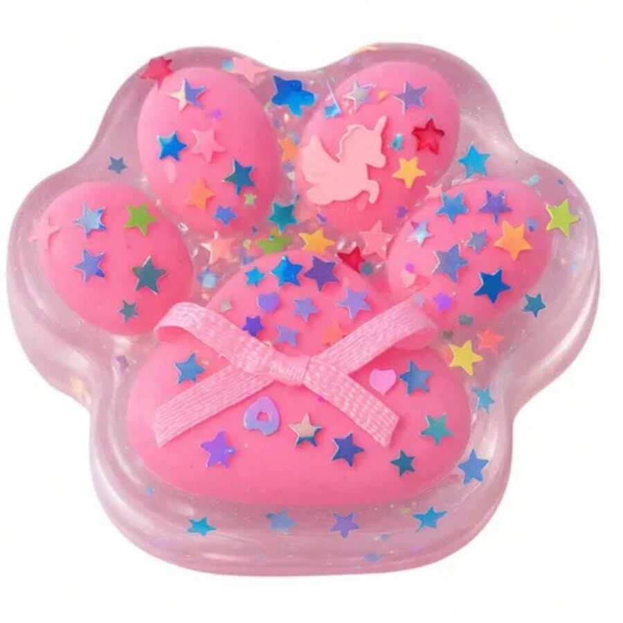 Squishy Sensory Toys Slime Paw Print And Bear Taba Squeeze Mochi Cookie ...